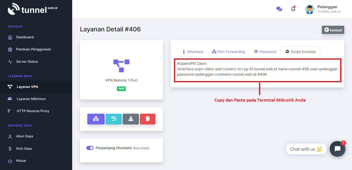 Konfigurasi Openvpn Client Pada Mikrotik Dengan Script Panduan Tunnel 8524